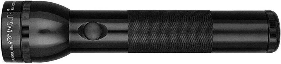 Maglite Incandescent 2-Cell D Flashlight in Display Box, Black - Model ...