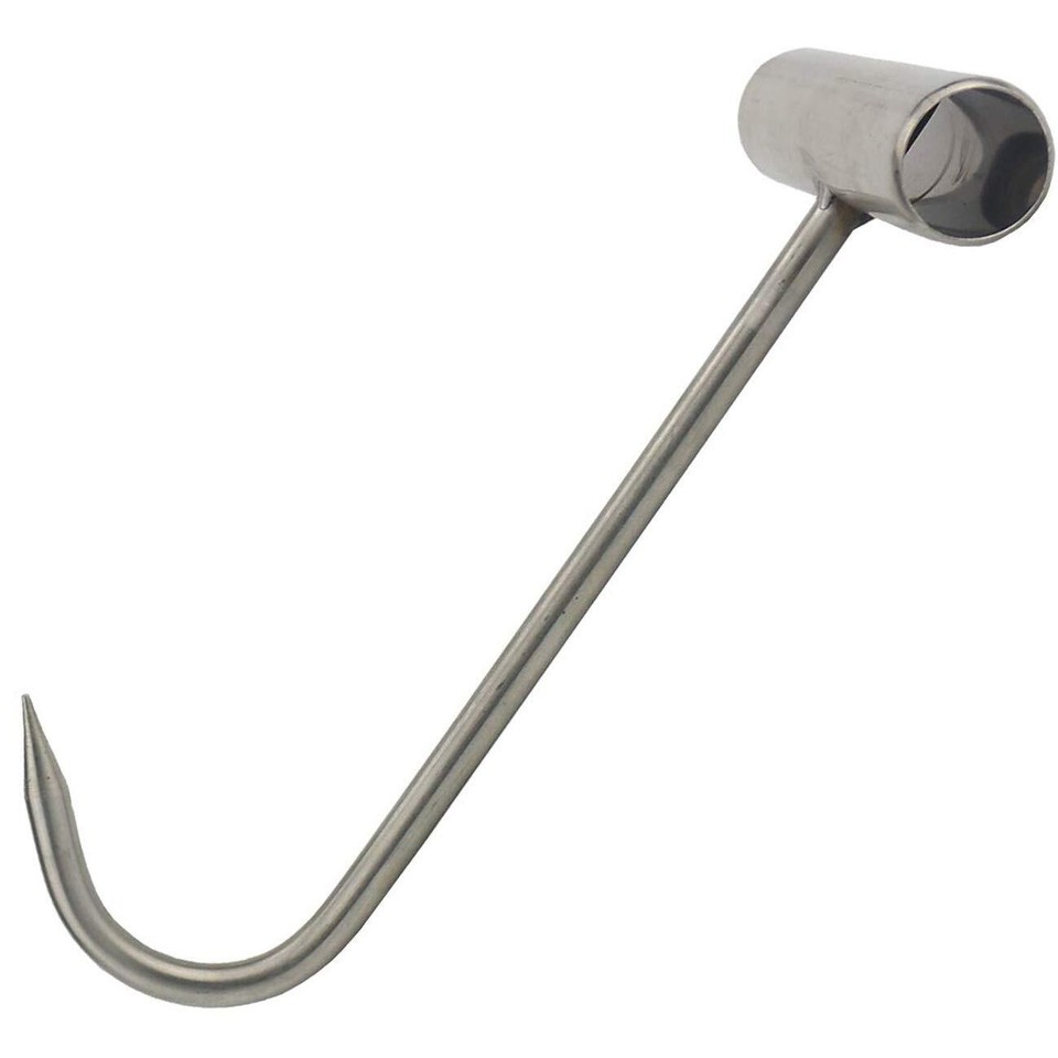 2Pcs Stainless Steel T Hooks T-Handle Meat Boning Hook for Kitchen ...