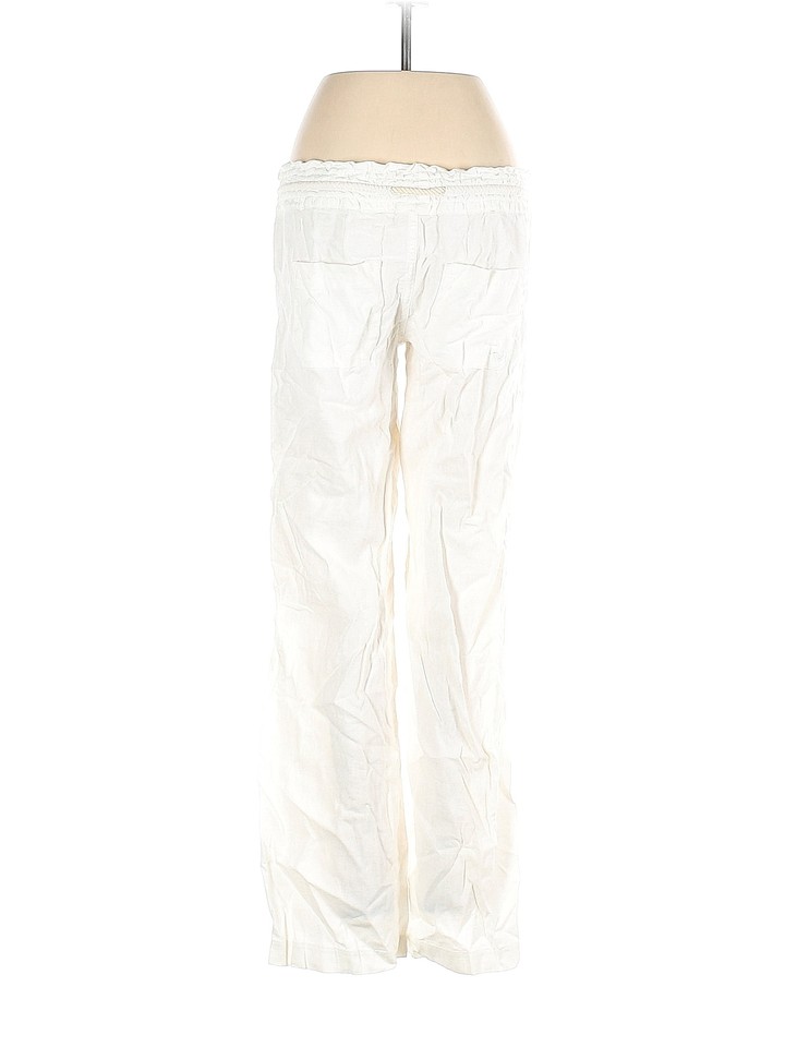 Roxy Women Ivory Linen Pants XS | eBay