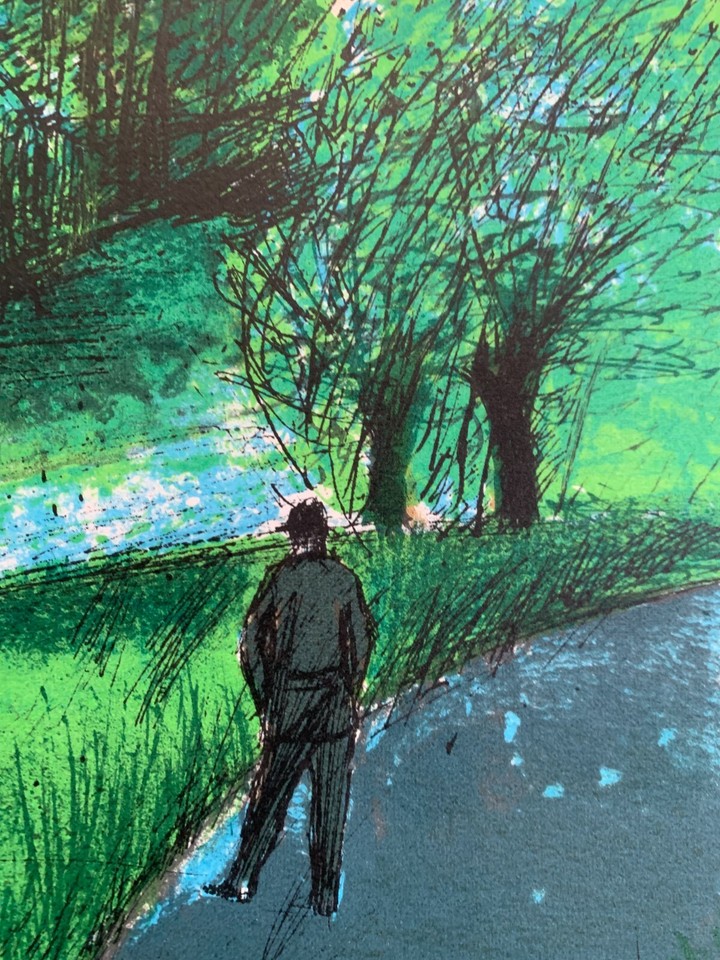 Guy Bardone (1927-2015) Illustration for le Grand Meaulnes Roman Alain ...