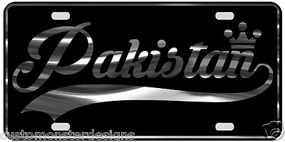 Pakistan License Plate All Mirror Plate & Chrome and Regular Vinyl ...