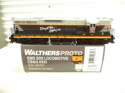 Walthers Proto HO SD-9 locomotive, CB&Q 333, DCC (lot sr) | eBay