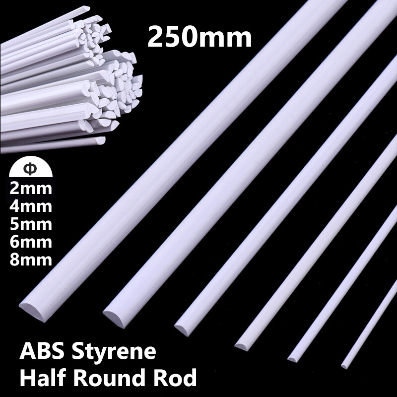 ABS Styrene Plastic Tube Strip Round/Square/Angle Rod Sheet Building ...