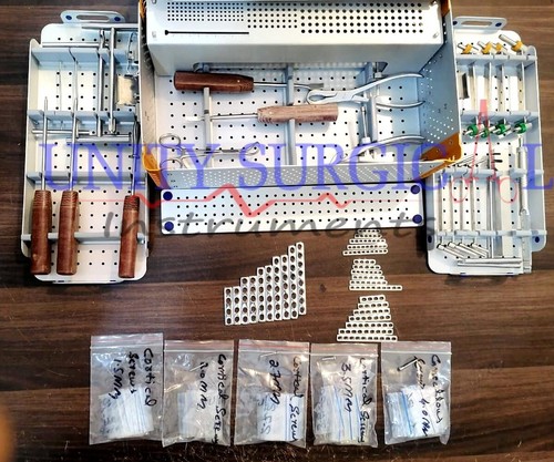 Veterinary Orthopedic Mini Micro Fragment System Set/kit 1.5/2.0/ 2.7/3 ...