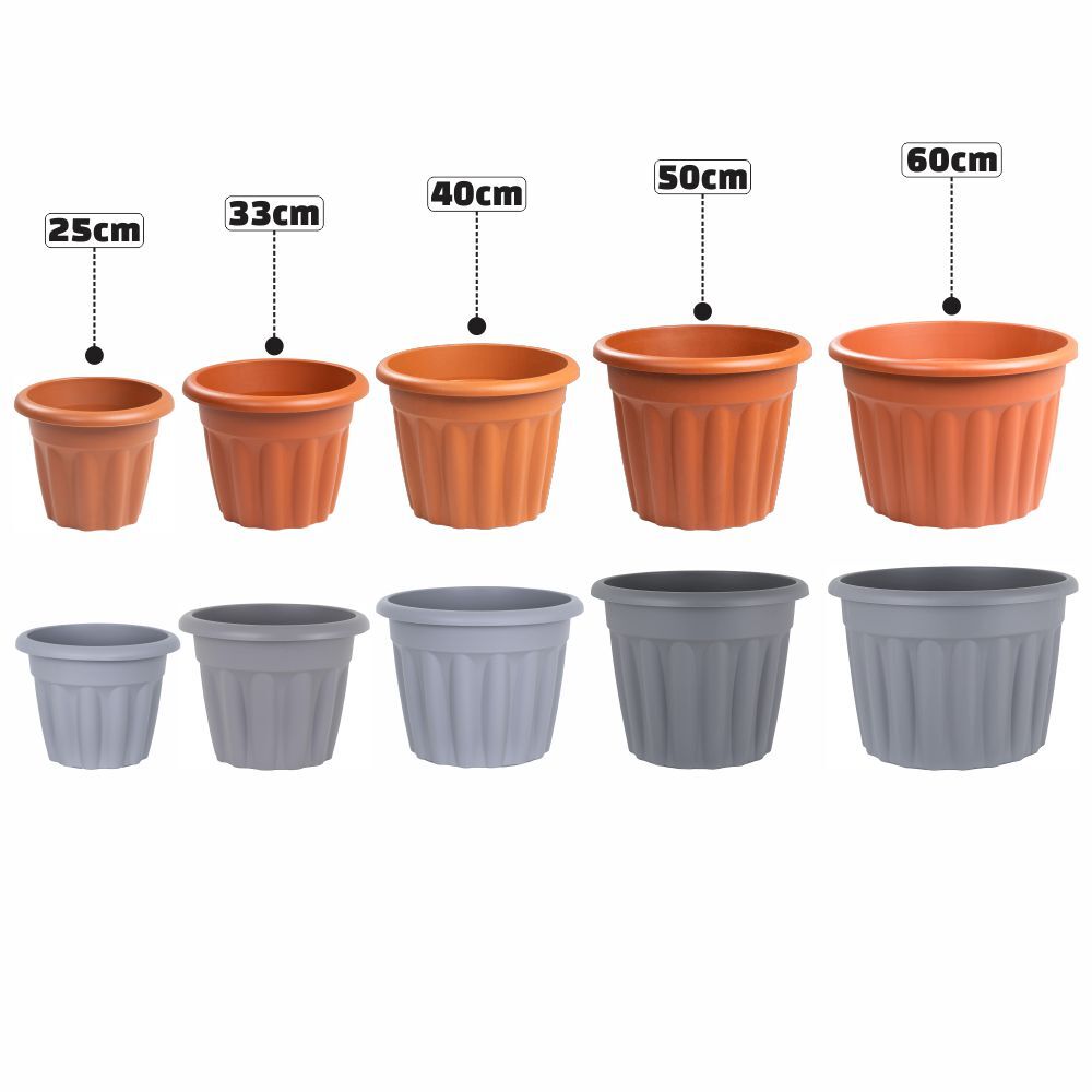 Extra Large Plastic Flower Pots 35lt Extra Large Heavy Duty Plastic