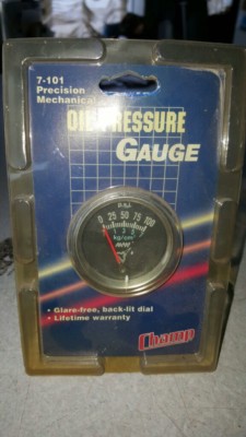 Universal Oil Pressure Gauge, NOS | eBay
