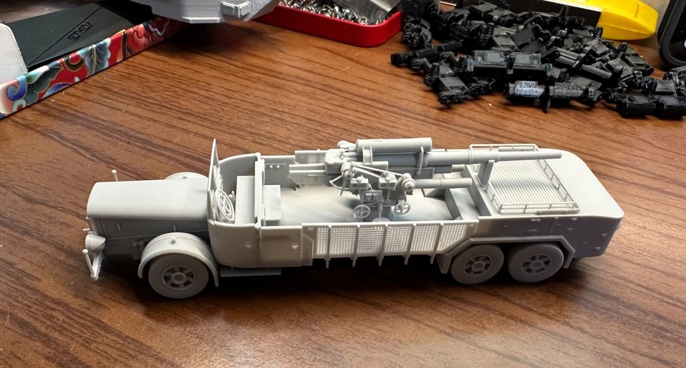 1/72 3d printed tank German 8.8cm Flak auf 9t VOMAG | eBay
