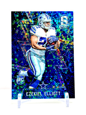 2016 Panini Spectra Rookie Neon Blue #'d /60 Ezekiel Elliott Cowboys No ...