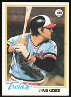 1978 Topps Craig Kusick Minnesota Twins #137 | eBay