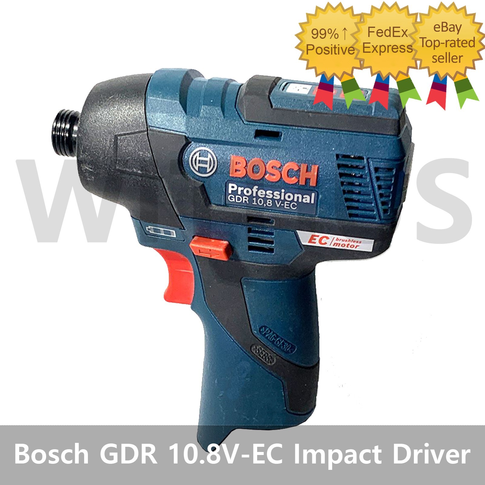 Bosch GDR 10.8V-EC Cordless Impact Driver with Brushless Motor - Body ...