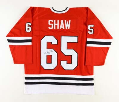 ANDREW SHAW Chicago Blackhawks Signed Jersey (JSA Witnessed Protection ...