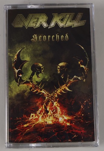 Overkill Scorched Gold Cassette Tape Thrash Metal Blitz Nuclear Blast ...