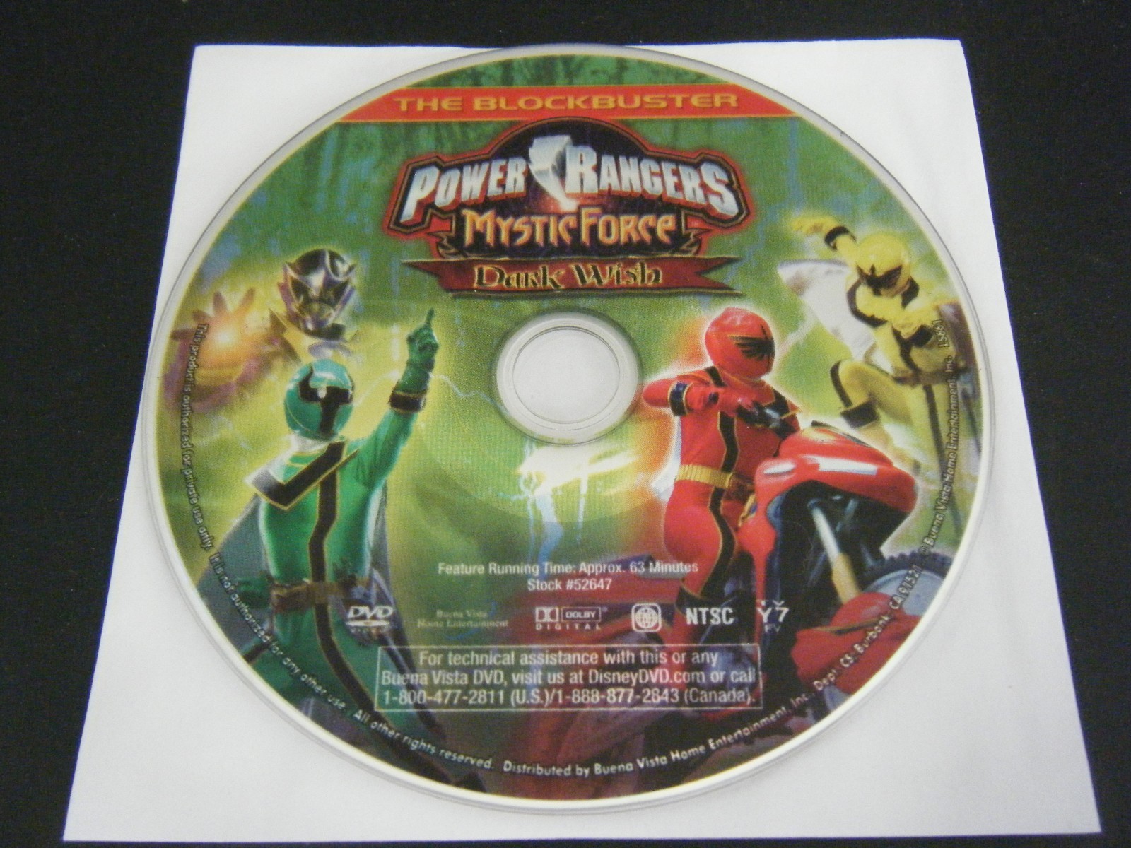 Power Rangers: Mystic Force: Darkwish -- The Blockbuster (DVD, 2006 ...