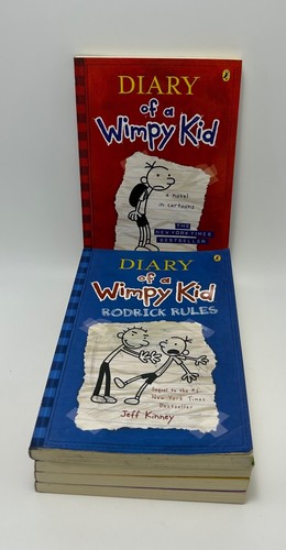 Jeff Kinney Children’s Reading - DIARY OF A WHIMPY KID - Bundle - Books ...