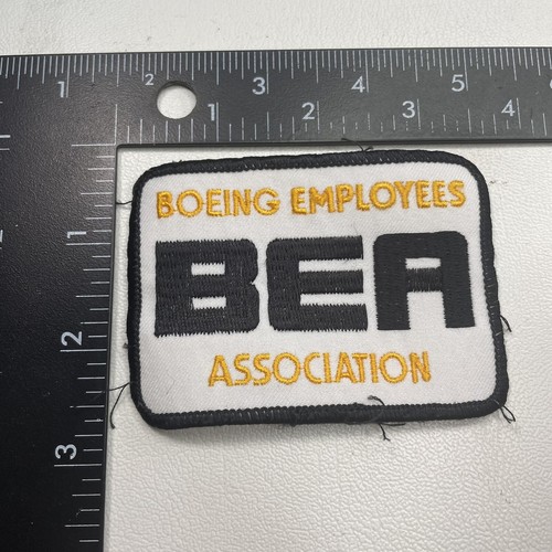 Vtg BEA BOEING EMPLOYEES ASSOCIATION Airplane Company Patch 07WX | eBay