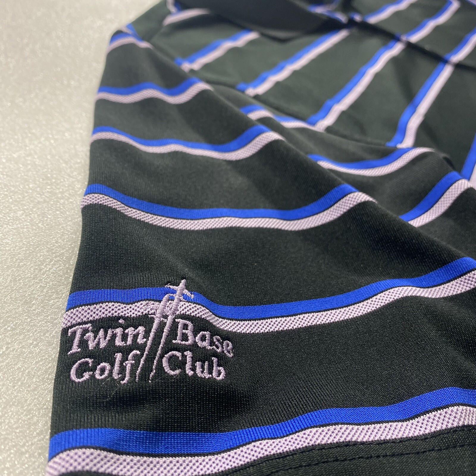 Nike Golf Twin Base Golf Club Men's Large Polo Shirt … - Gem