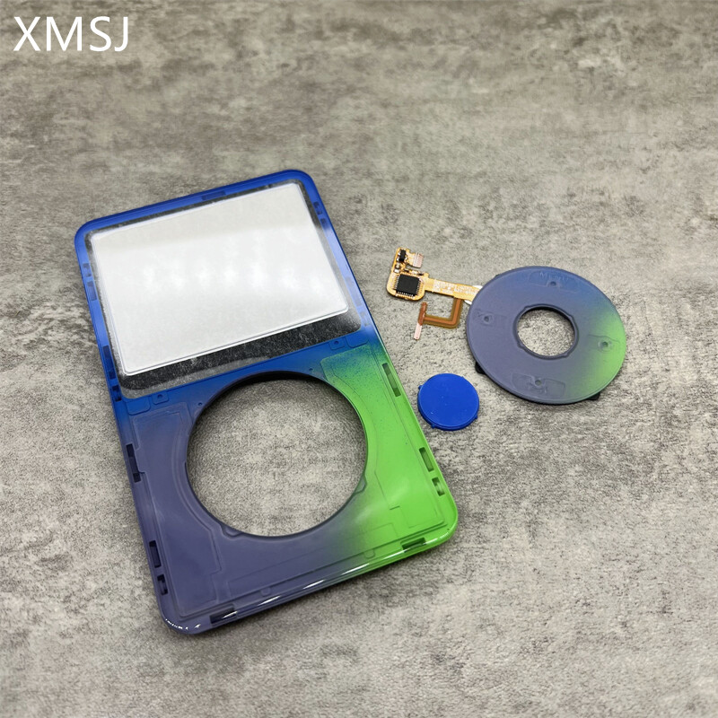 Color Blue Front Back Housing Case Cover Click wheel for iPod 5th Gen ...