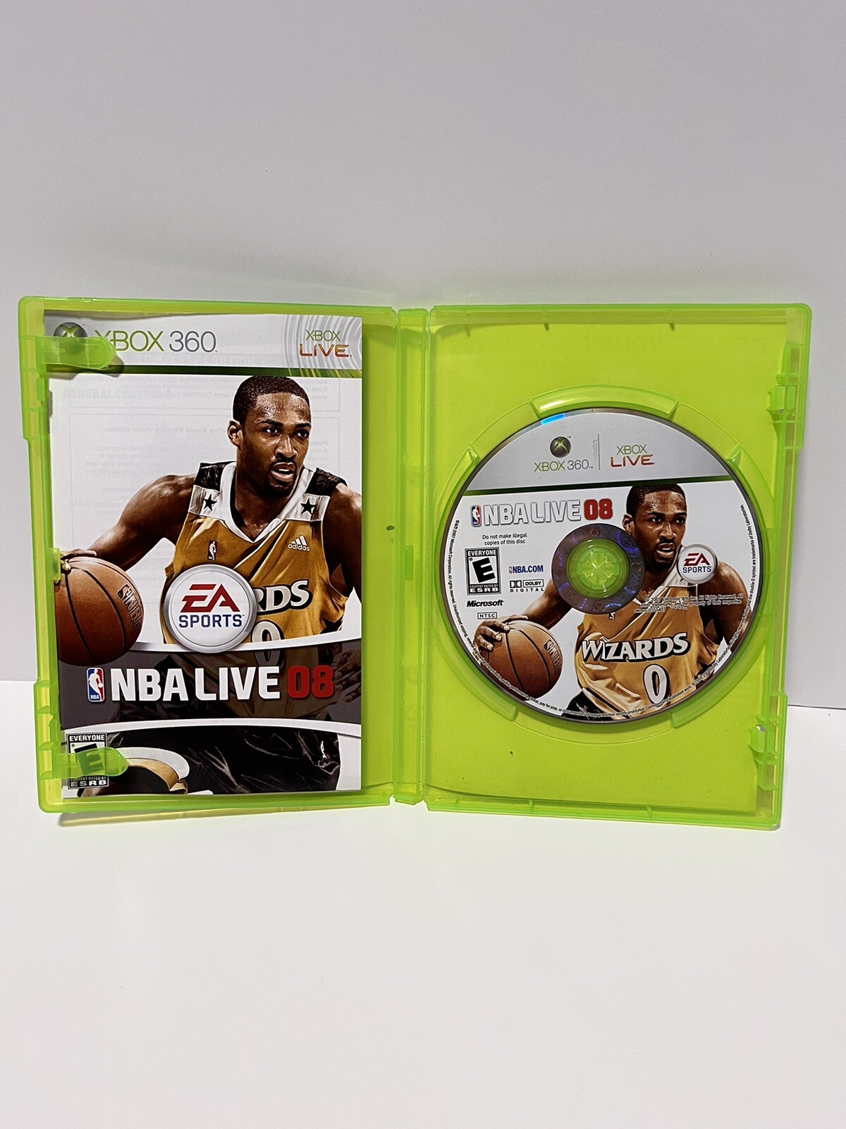 XBOX 360 Sports Games Lot Of 4 NBA Live 08 FIFA Soccer MVP Baseball Top ...
