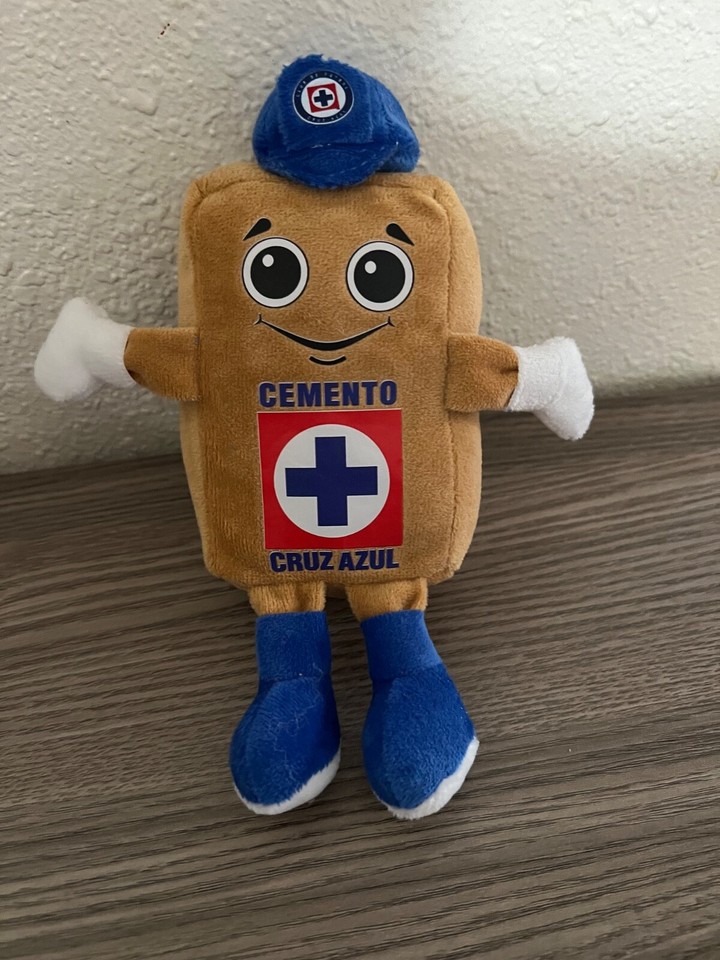 CRUZ AZUL KEYCHAIN COSTALITO STUFFED CRUZ AZULITO 7 INCH APROX. LLAVERO ...