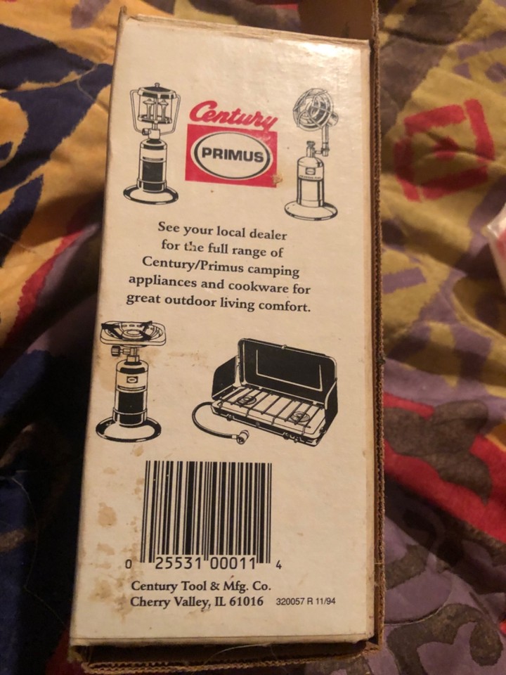 Vintage Century Primus Propane Lantern Model 5400 Camping Backpacking ...
