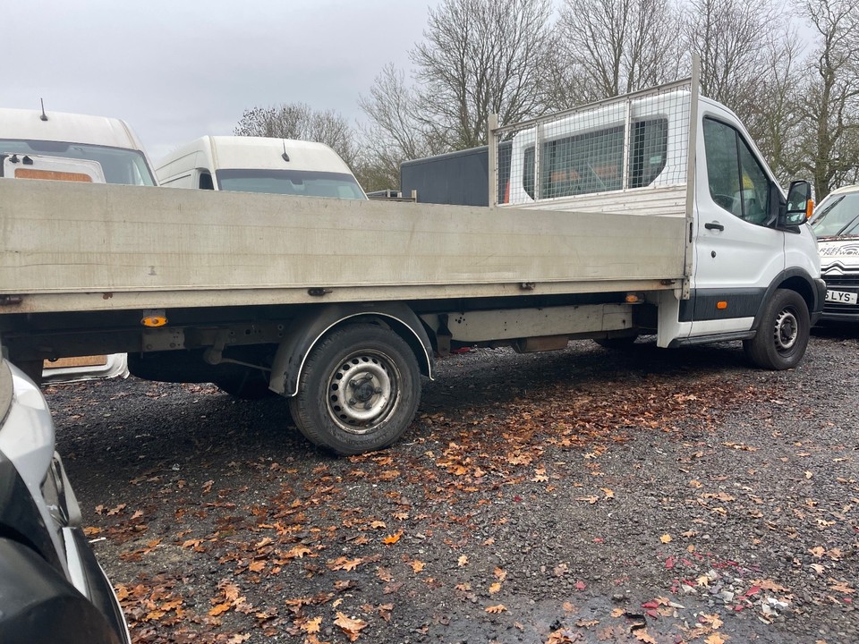 Ford transit 350 drop side lwb pickup alloy body 2015 65 reg spares or ...
