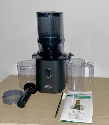 Omega Cold Press Masticating Juicer OMJCSMVBBK13 - New Open Box 150W | eBay