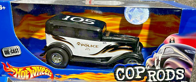 Hot Wheels * COP RODS 1932 Ford Sedan* New Orleans Police * WOW * 1:24 ...