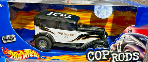 Hot Wheels * COP RODS 1932 Ford Sedan* New Orleans Police * WOW * 1:24 ...
