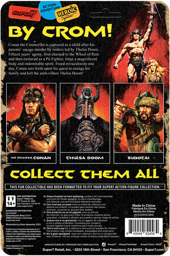 Super7 - Conan the Barbarian - ReAction Wv1 - Pit Fighter Conan [New ...