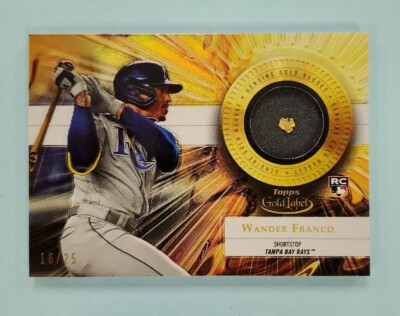 2022 Gold Label Wander Franco Genuine Gold Nugget Prospect Relic Rookie ...