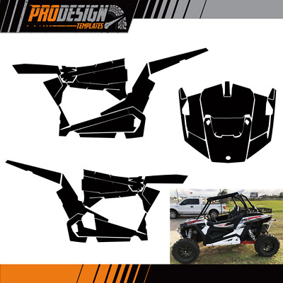 Polaris RZR 1000 2014 2015 2016 1017 template vector kit stencil full ...