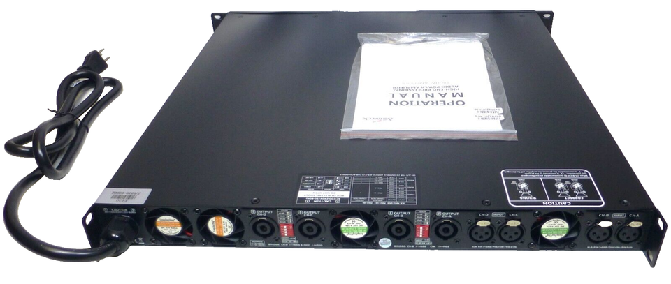 Admark K420 Class D Professional Power Amplifier One Space 2000 Watts x ...