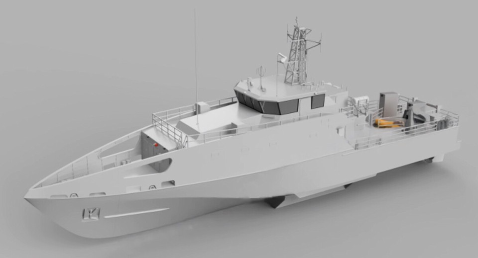 Austrial Guardian Class Patrol Boat 1:38 1028mm 40.5" 3D Print RC Model ...