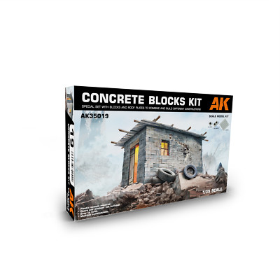 AK Interactive 1/35 Concrete Blocks Kit | eBay