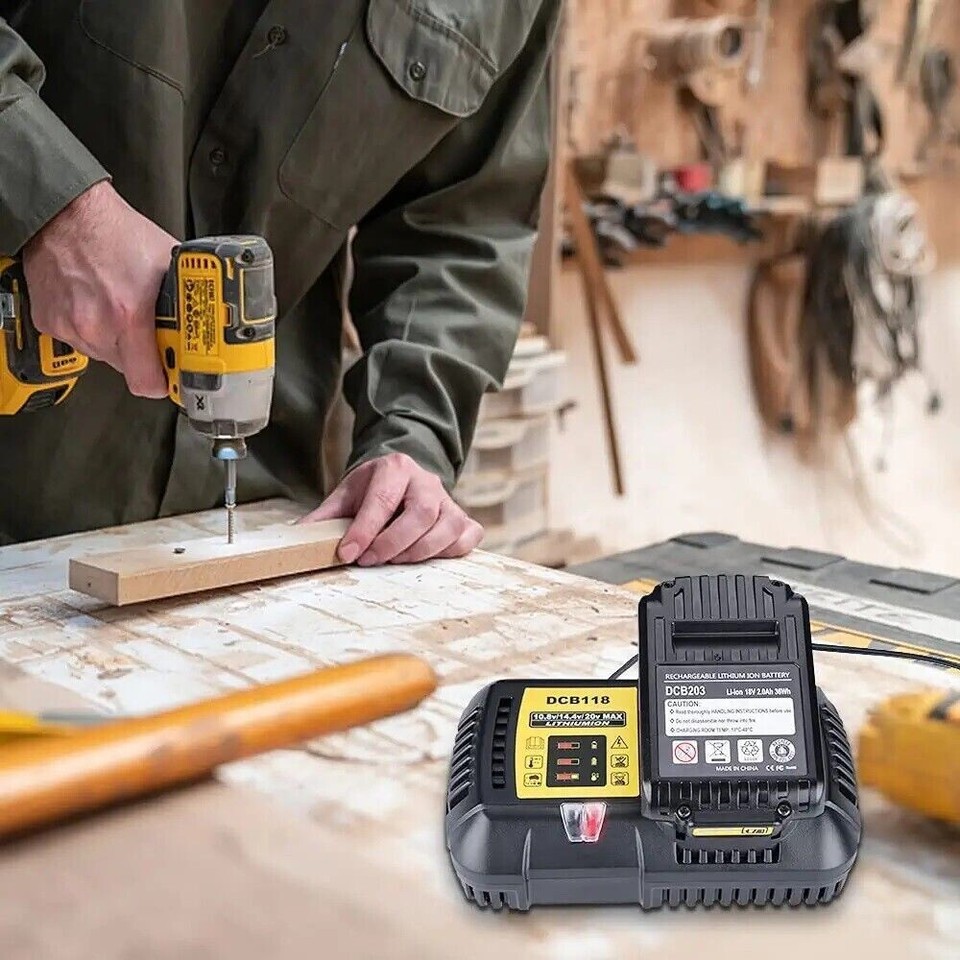 2Pack 9.0Ah for Dewalt FLEXVOLT 20V/60V MAX Battery and Charger DCB609 ...