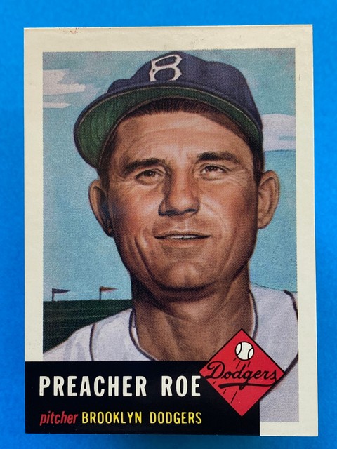1991 Topps Archives The Ultimate 1953 Set - #254 Preacher Roe for sale ...
