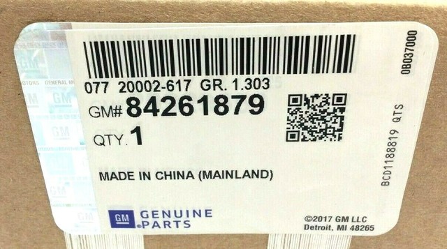 EUC GM 84261879 BLK Chevy Chevrolet Special Order Grille Bow Tie Emblem ...