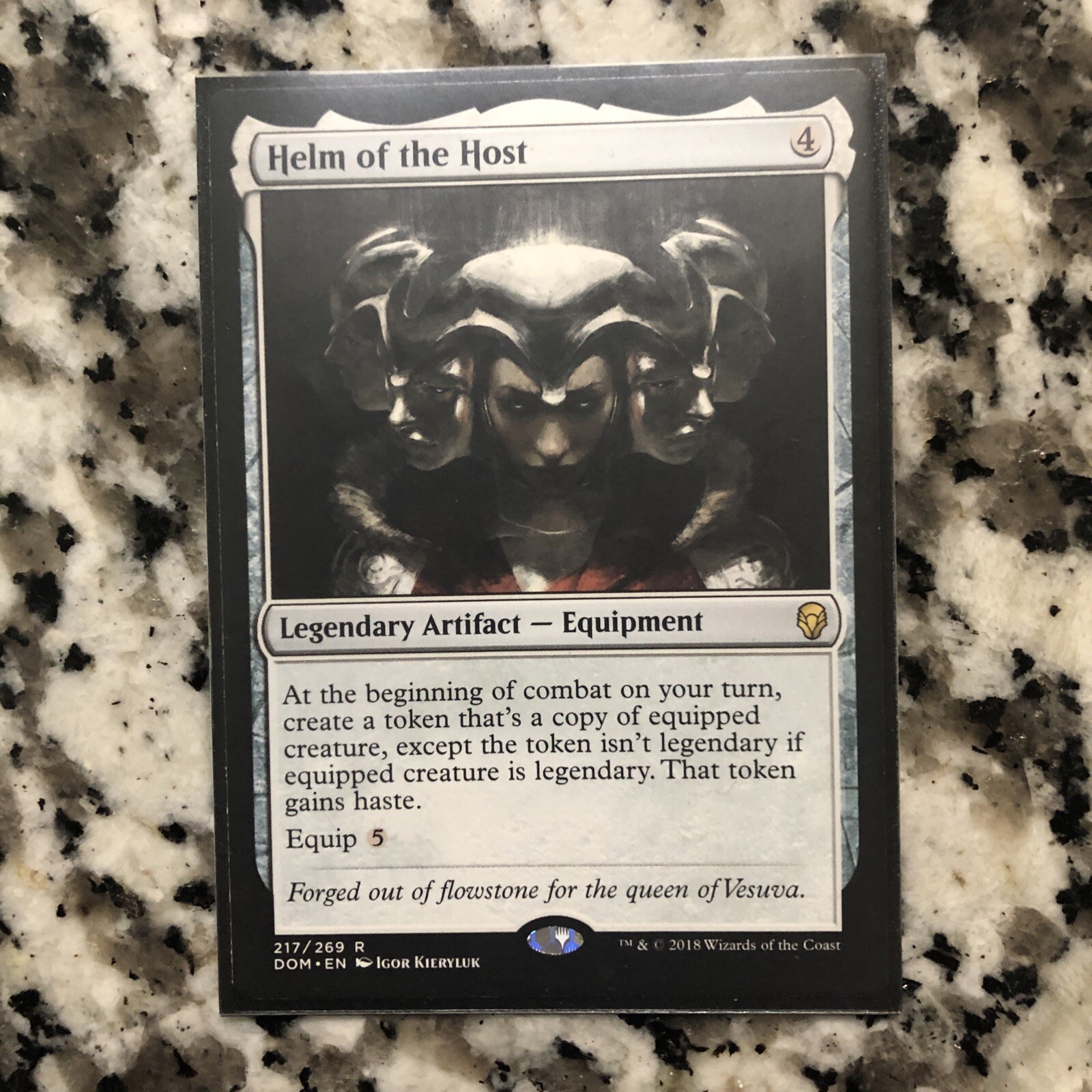 MTG Helm of the Host Dominaria 217/269 Regular Rare | eBay