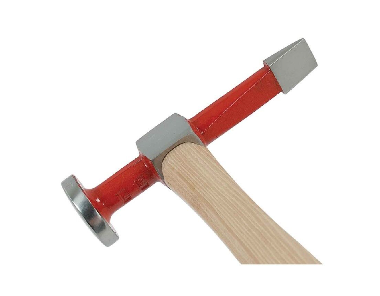 STRAIGHT PEIN HAMMER CROWN FACE PANEL BEATING HAMMER GENUINE HICKORY ...