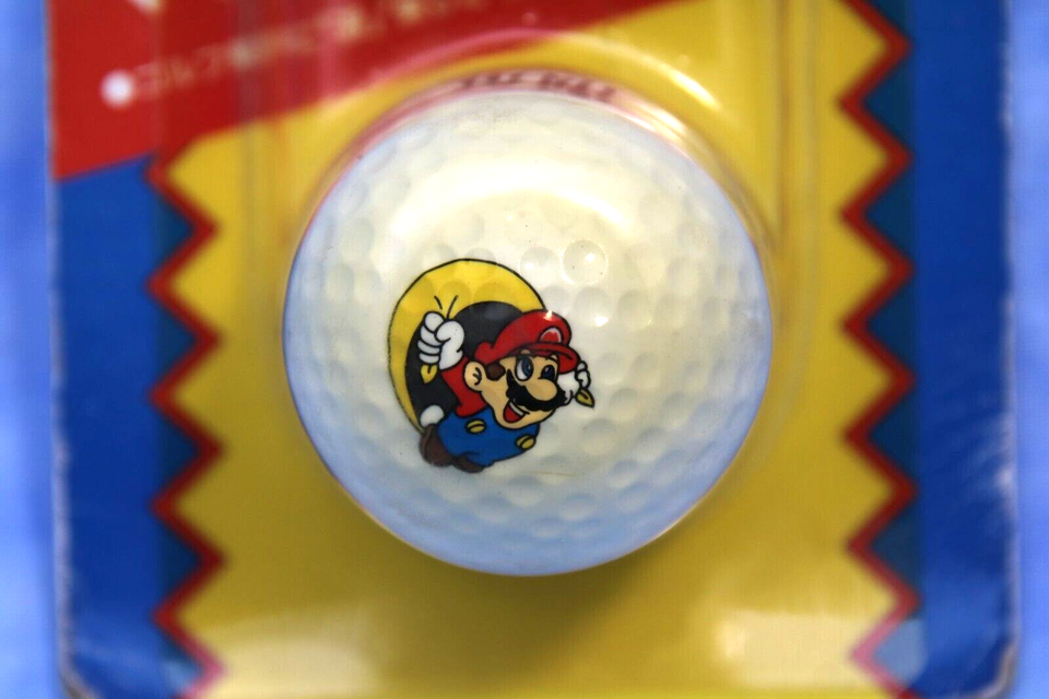 SUPER MARIO WORLD Golf Ball & Ball Marker Japan Limited Mario De Nice ...