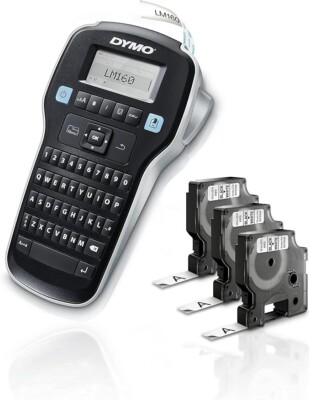 DYMO LabelManager 160 Portable Label Maker + 3 Tapes | eBay