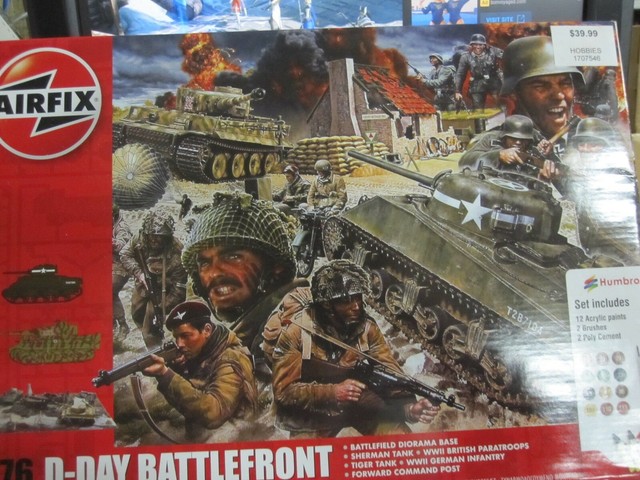 Airfix Products A50009A 1 76 D-day Battlefront Gift Set Plastic Model ...