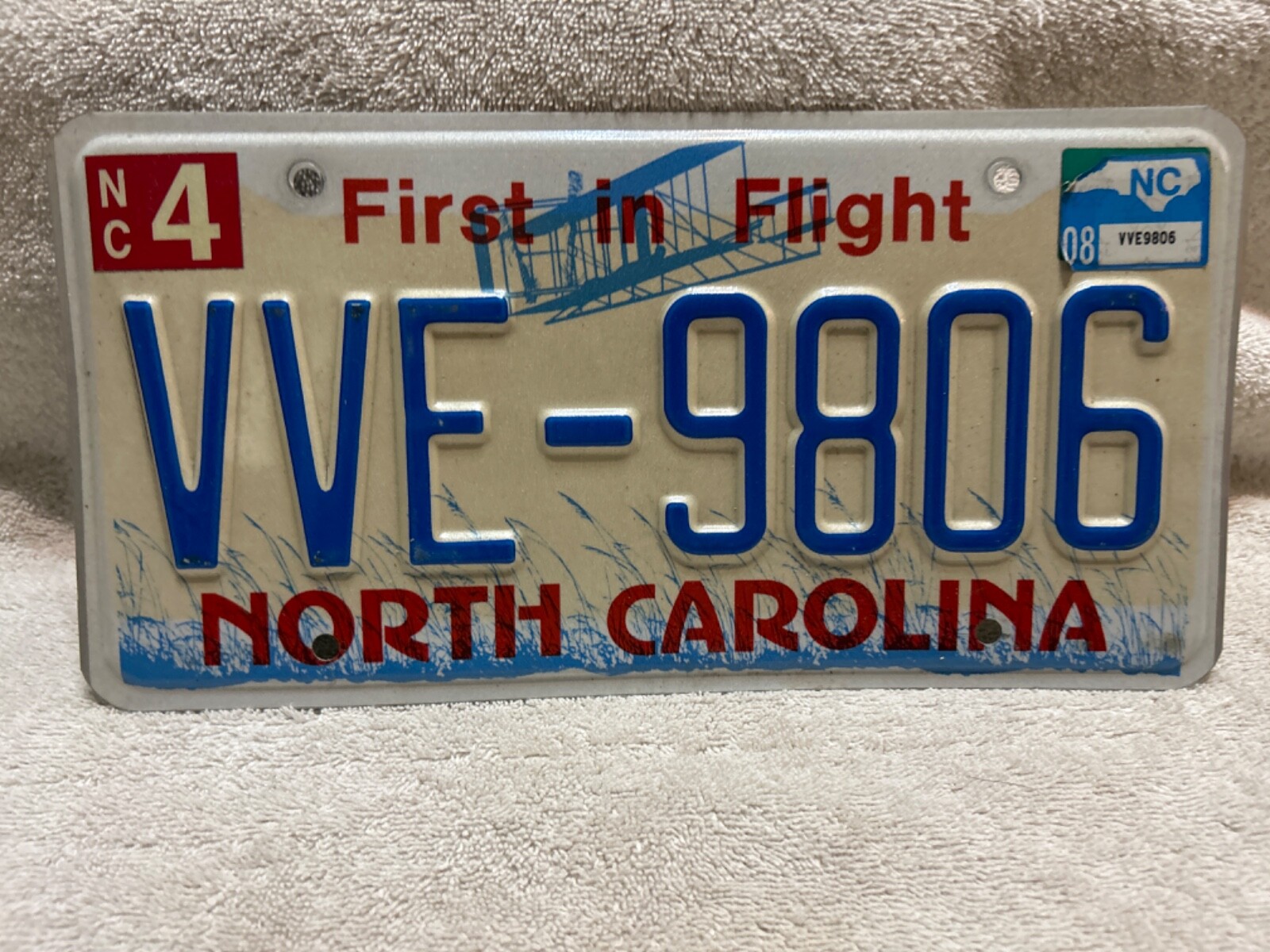 Vintage 2008 North Carolina License Plate | eBay