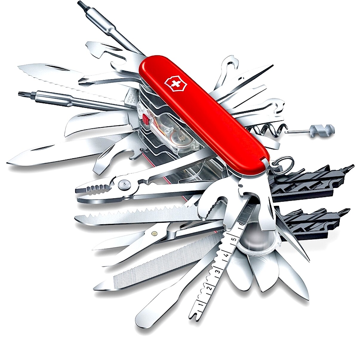 Victorinox SwissChamp XXL Red Swiss Army Knife - Made In Switzerland | eBay