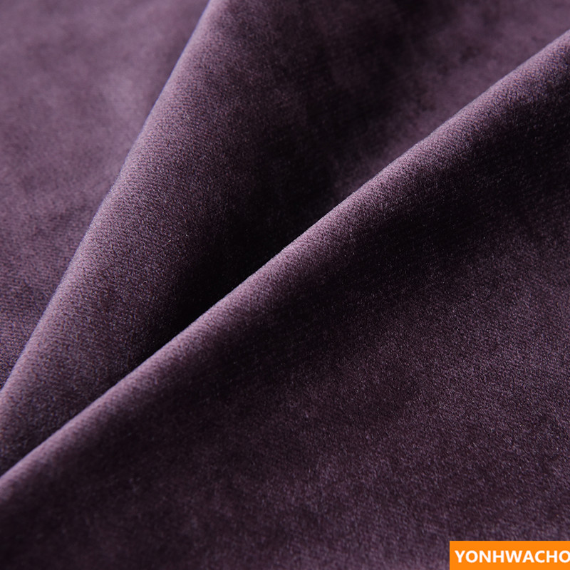 high grade Grape purple Italian velvet cloth blackout curtain tulle ...
