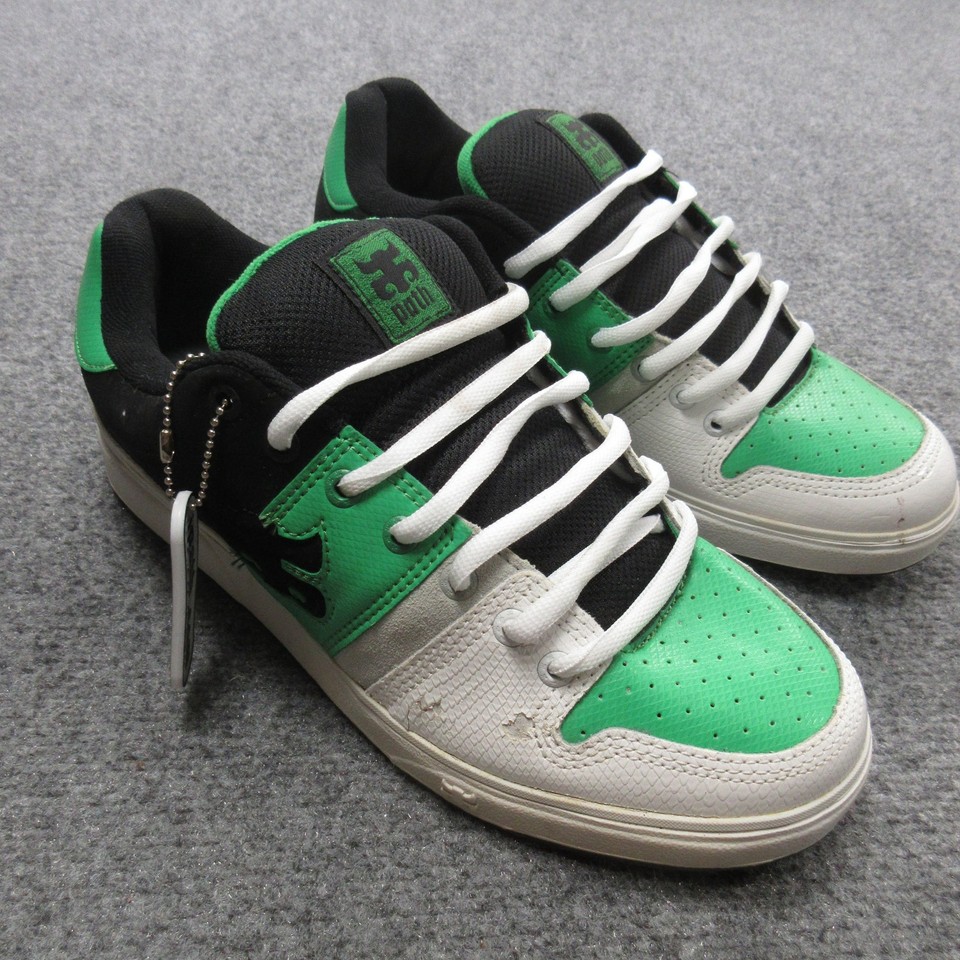 Vtg Ipath Shoes Mens Size 10 Green White Black Centennial Skate Leather ...