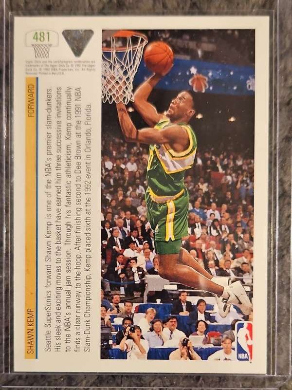 1991-92 Upper Deck #481 Shawn Kemp | eBay