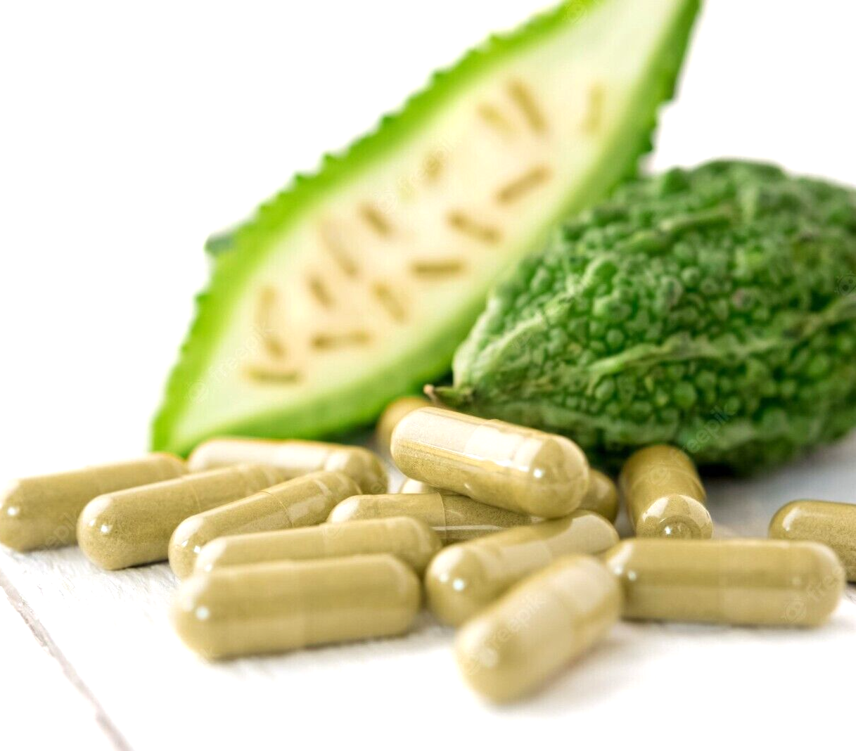 Natural Bitter Gourd Melon Capsules Momordica Charantia 250mg Diabetic ...