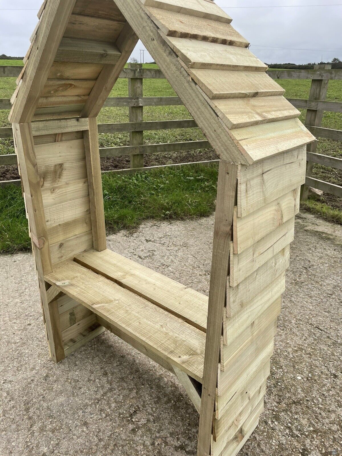 Fully Treated Garden Arch / Arbour Bench | Grelly UK