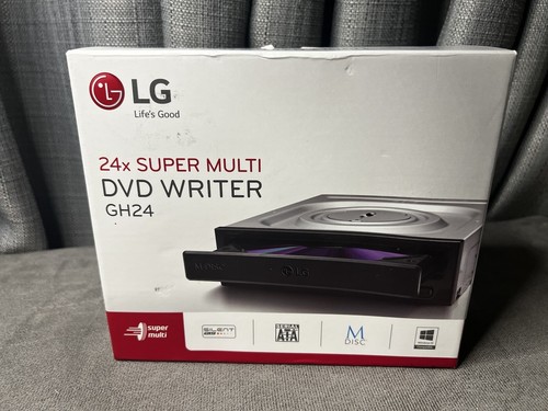 LG DVDRW 24x SATA Optical Drive Black GH24 GH24NSB0 DVD Writer Open Box ...